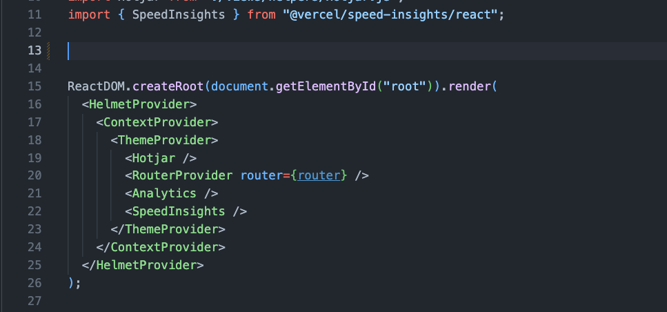 How to add Vercel Speed insights in React | by Dilhan Siriwardhana | Medium