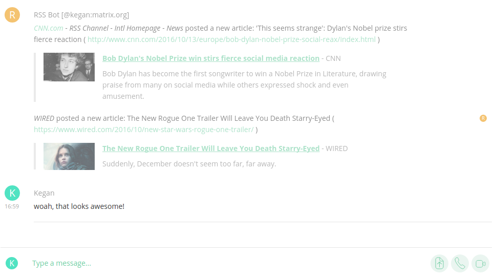 New Integration: Atom/RSS feeds. You can now get Atom/RSS feeds sent ...