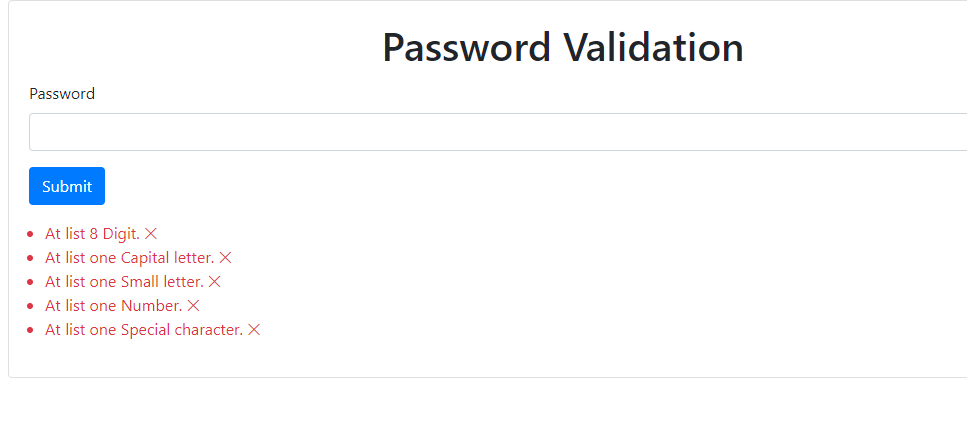 Password Validation Using Html CSS Javascript Bootstrap | by Ravi ...