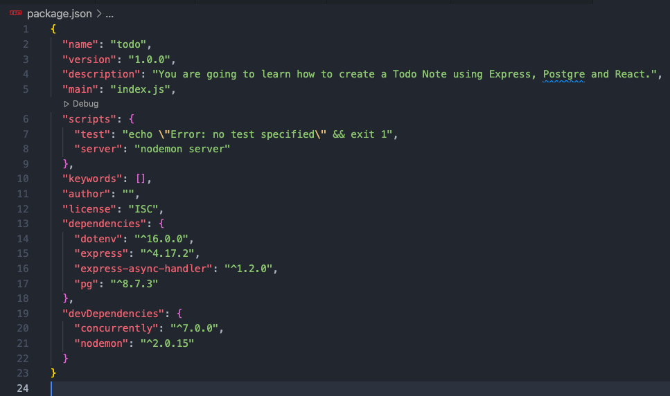 PERN Stack Todo App — Postgres, Express, React and Node (Backend) | by Michael Matambo | Medium