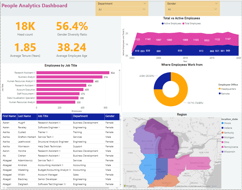 HR/People Analytics Dashboard. Every organization has a workforce that ...