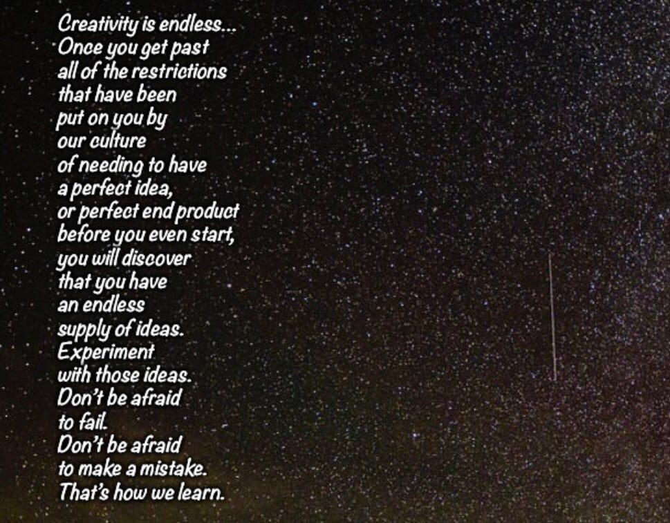 Creativity is endless… Once you get past all of the restrictions that ...