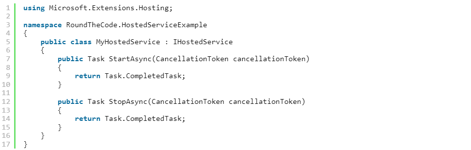 Use ASP.NET Core hosted services to run a background task | by Pal Chouhan | Medium