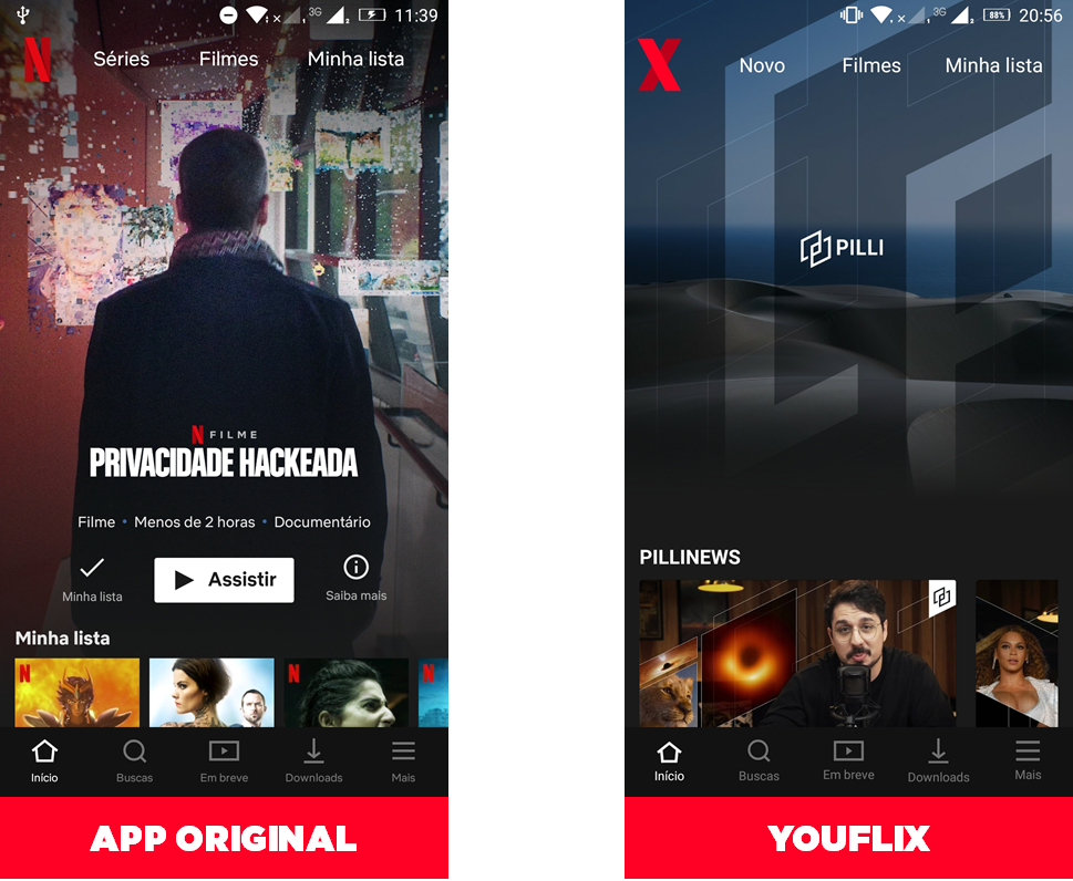 Recriei a interface do aplicativo da Netflix | by Paradoxo Studios | Medium