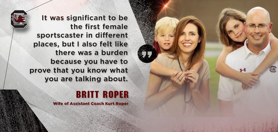 Former Sportscaster Britt Roper Enjoys Unique Perspectives on Sports ...