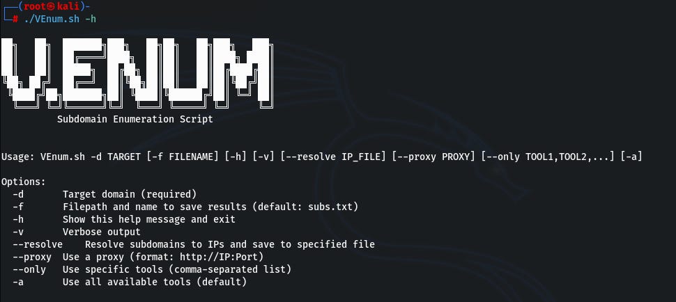 VEnum — Subdomain Enumeration Tool | by Hesham Ahmed | Medium