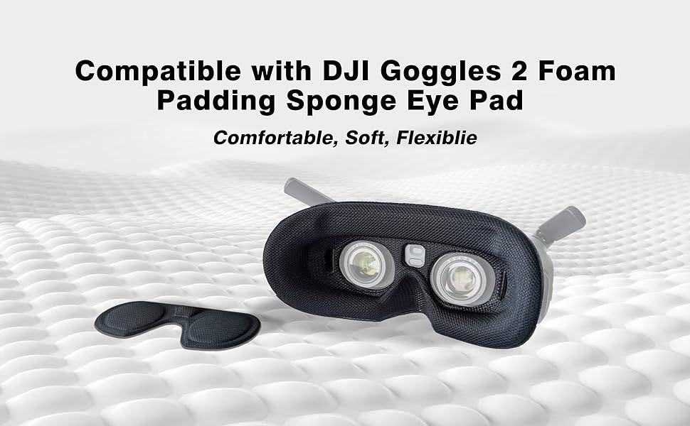 Upgrading The DJI Goggles 2 with MINGCHUAN Sponge Foam Padding | Review ...