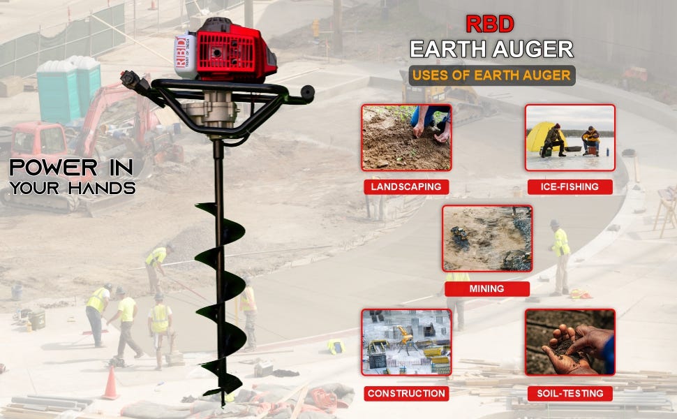 RBD EARTH AUGER. RBD Earth Augers, powerful tools used… | by ...