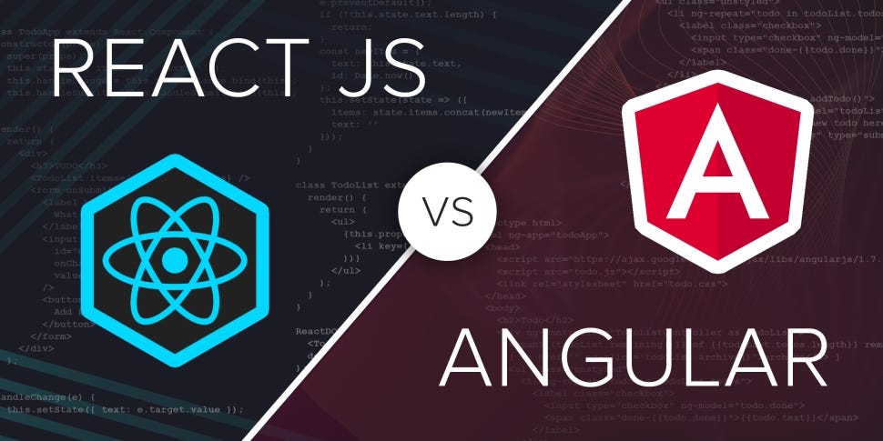 Comparing ReactJS and AngularJS: A Comprehensive Overview | by Mustapha Abdulrasheed Hamza | Jun ...