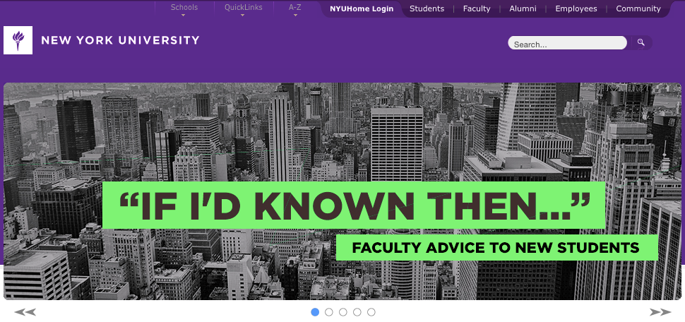 Redesigning NYU Digital Presence. New York University (NYU) is a ...