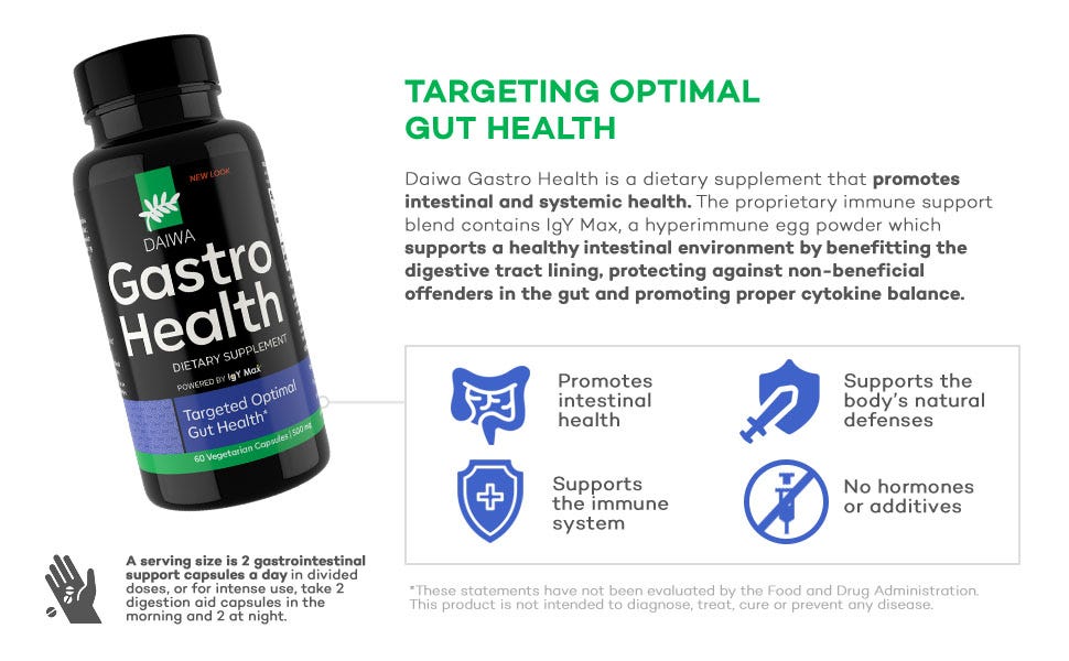 Natural Digestion Supplements For Gut Health - Daiwa Health Supplement ...