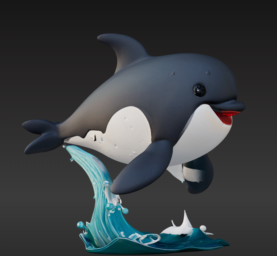 How I use TRIPO to make my first Orca 3D Character? | by JP Huang | Feb, 2025 | Medium