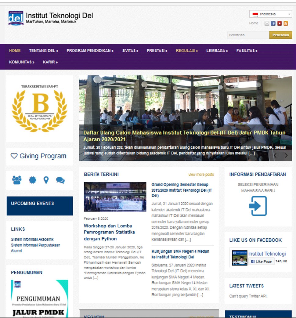 Perbandingan UX pada Website Universitas | by Vinny Sihombing | Medium