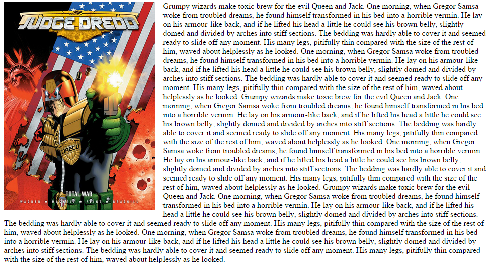 Wrapping Text Around Images Simple Css Techniques To Create This By Ian Svoboda The Code