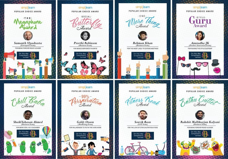 Simplilearn Fun Awards. A fun in-house awards campaign was… | by Inside ...