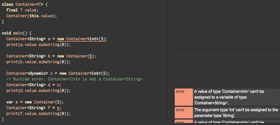 Dart 2 for fun (and profit): Types! | by Matan Lurey | Medium
