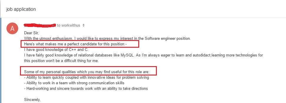 How to write a cover email for job application | by Mayur Macwan ...