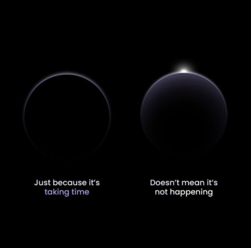 Just Because It’s Taking Time Doesn’t Mean It’s Not Happening | by ...