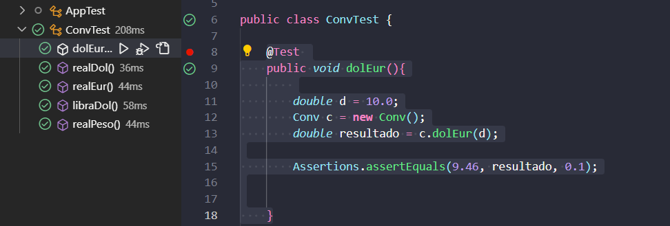 TESTANDO PROJETO SIMPLES PARA CONVERSÃO DE MOEDAS USANDO JAVA + JUNIT ...