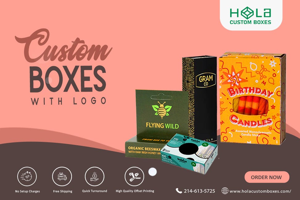 Impress Your Customers Instantly With These Amazing Custom Boxes With Logo | by Hola Custom ...