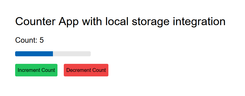 Building a React Counter App with Local Storage | by Prathvin Pinto | Jan, 2025 | Medium