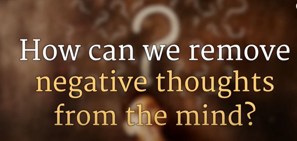 How to Remove Negative Thoughts?. In our minds, there are no ...