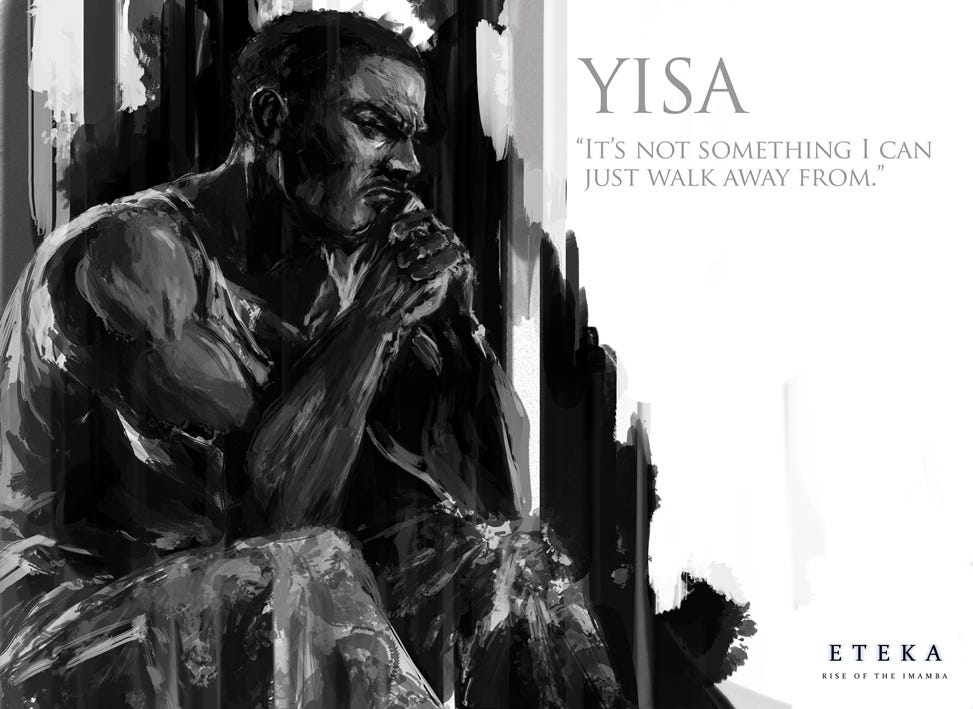 Character Profile: Yisa. He’s caught between two worlds, and he… | by ...