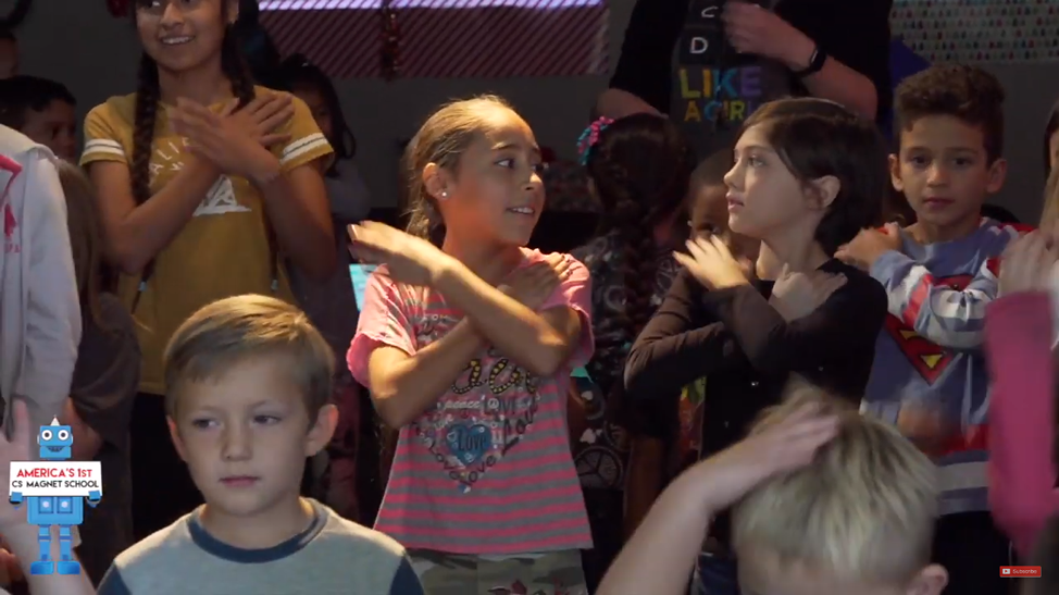 RIOS ELEMENTARY SCHOOL DANCES THEIR WAY INTO COMPUTER LITERACY AND ...