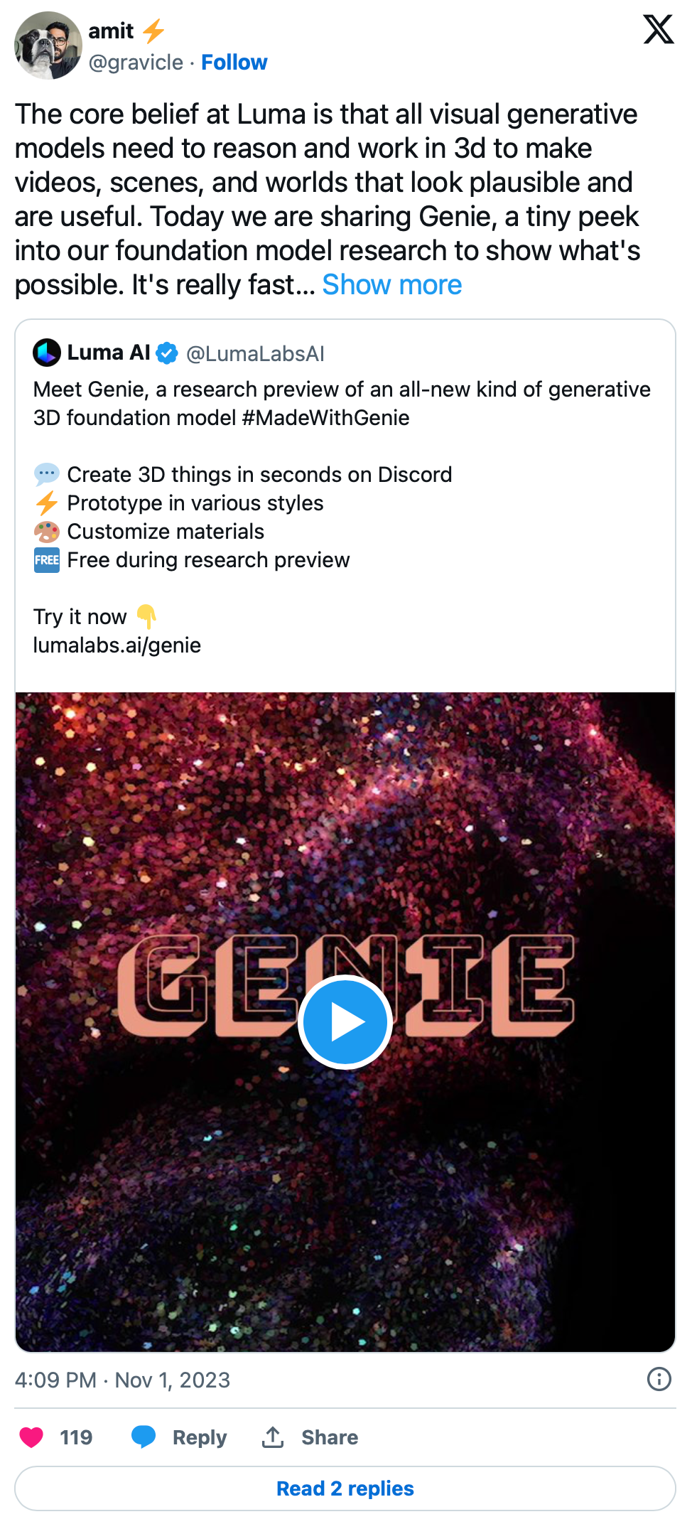 Luma AI’s Genie lets anyone make 3D objects from text | by Piyush C ...