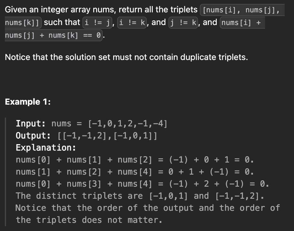 Coding Challenge: 3Sum. Introduction | by Zoren | Medium