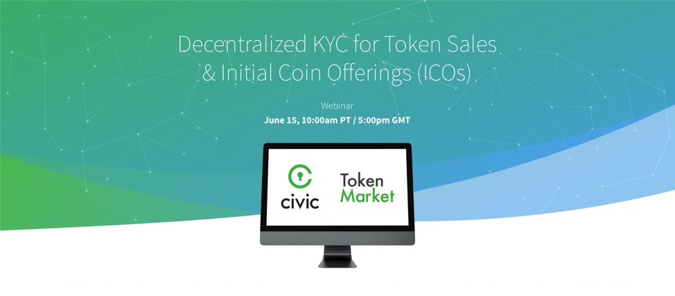 TokenMarket Joins Civic for First Webinar on Decentralised Identity ...