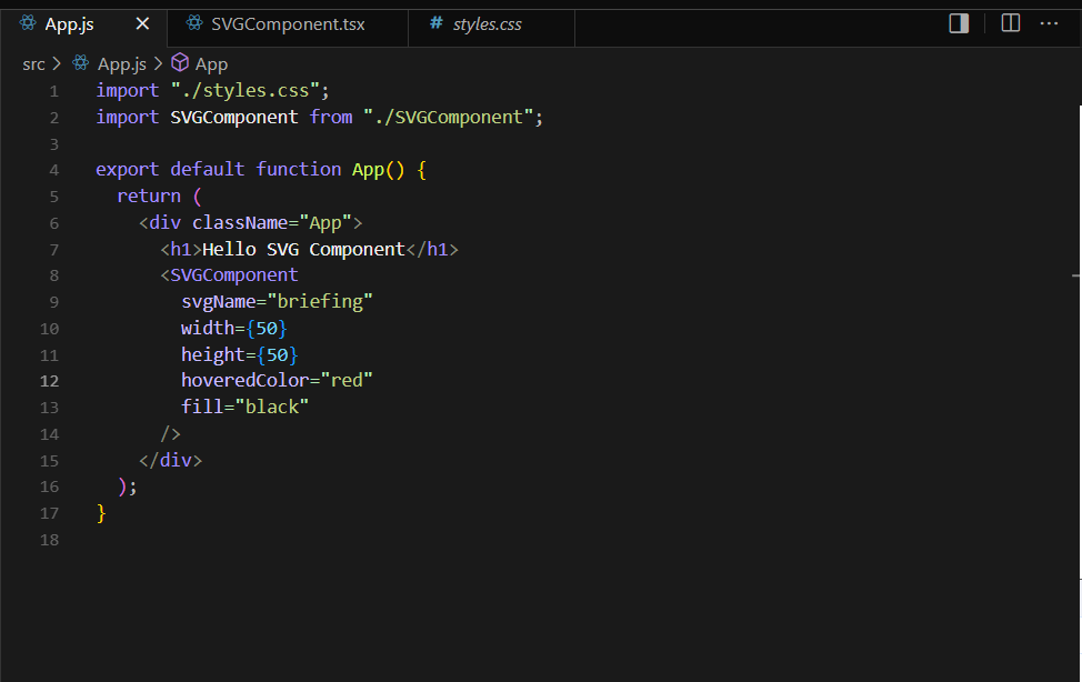 How to create your SVG component in a ReactJS project | by Beatriz ...