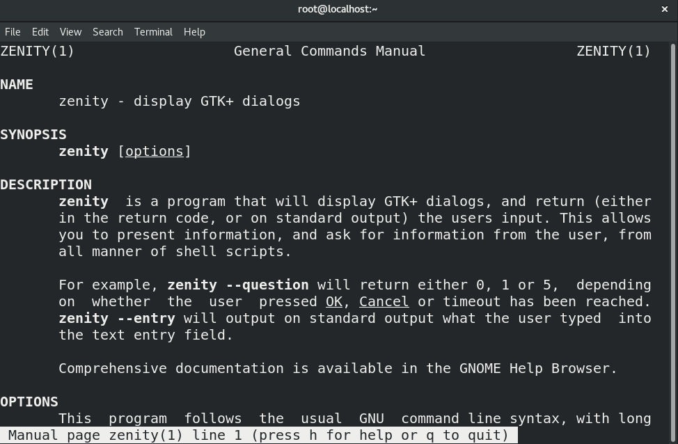Zenity Command in Linux - Keyur Barot - Medium