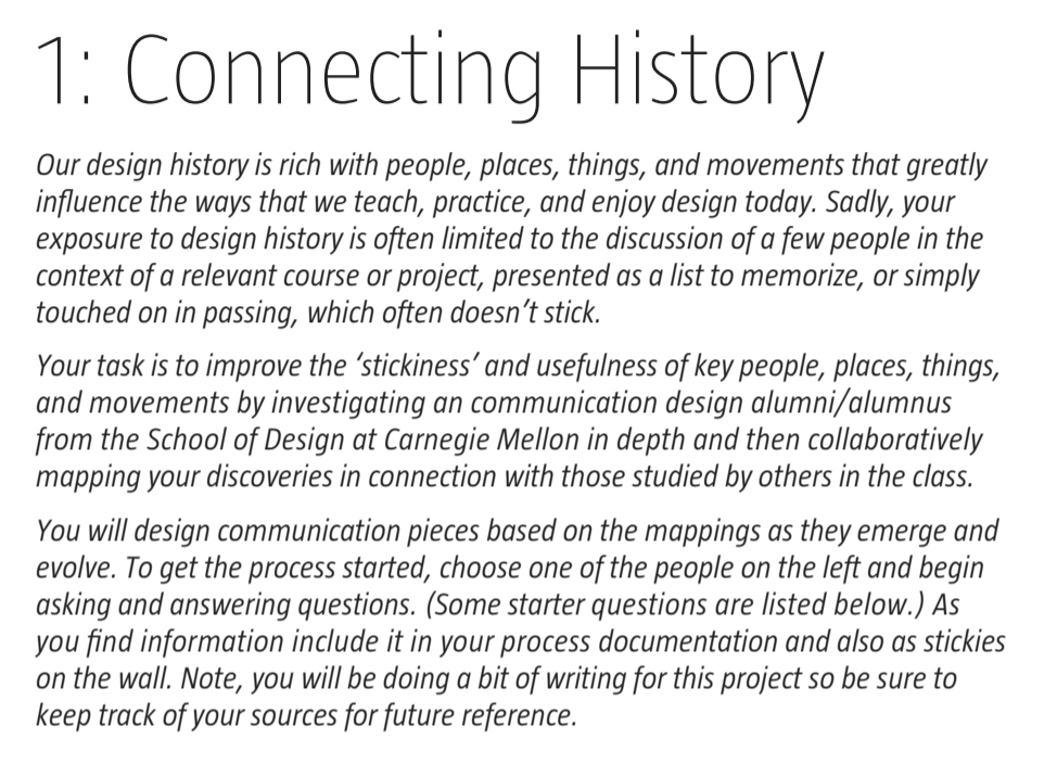 Project 2 — Connecting History. Choosing an Alumni — Brockett Horne ...