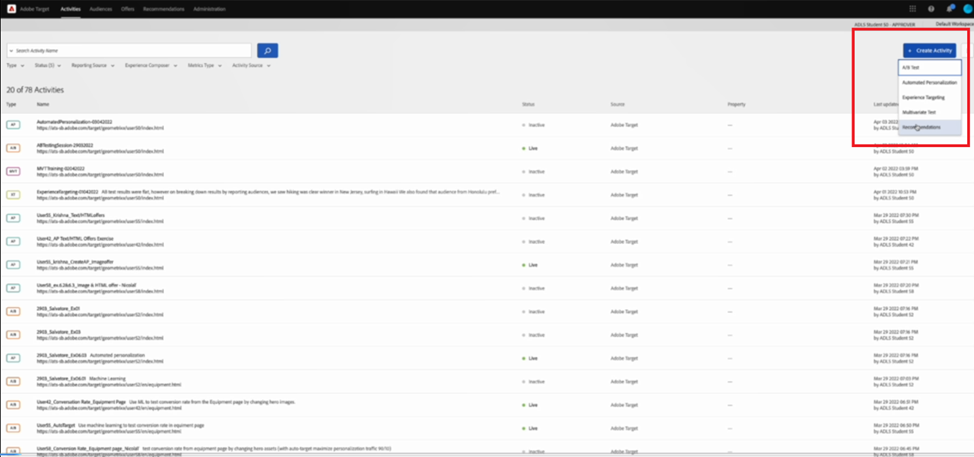How to Create Recommendation in Adobe Target | by Ramaraj Munisamy | Medium