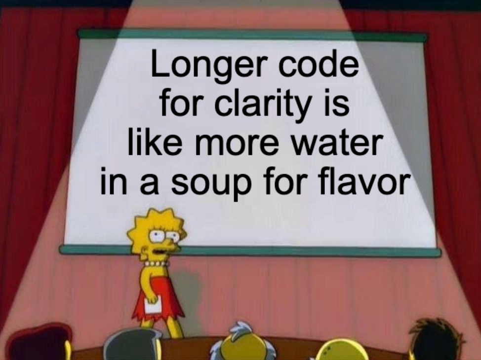 Concise Code Is Better Code Or Your “self Documenting Code” Is… By Sawyer X Medium