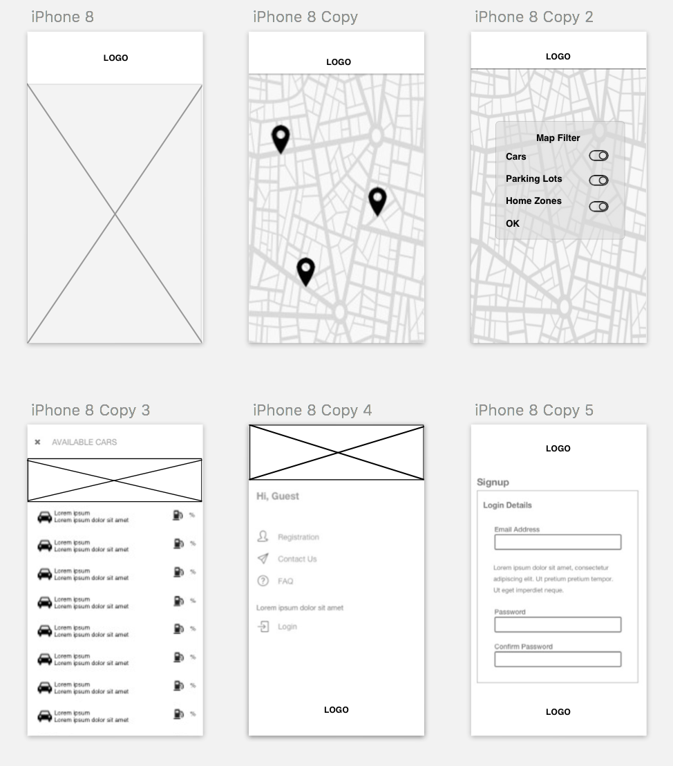 Wireframing Exercise: Emov App. In this task we had to create a… | by ...