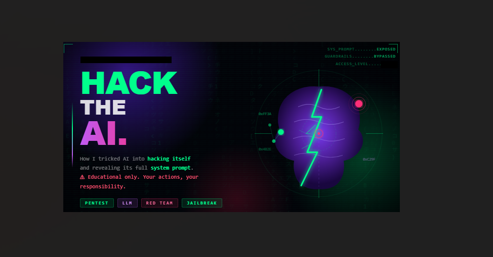 AI Hacking isnt how you think it is | by Said-Abbosxon Nabijonov | 0trc ...