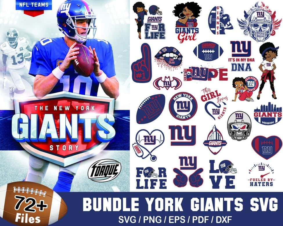 New York Giants SVG Bundle — Over 72 NFL Designs | by Wiki SVG | Medium