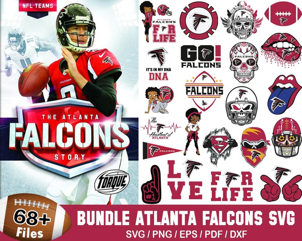 Atlanta Falcons SVG Bundle: Over 68 Unique Football Designs | by Wiki ...
