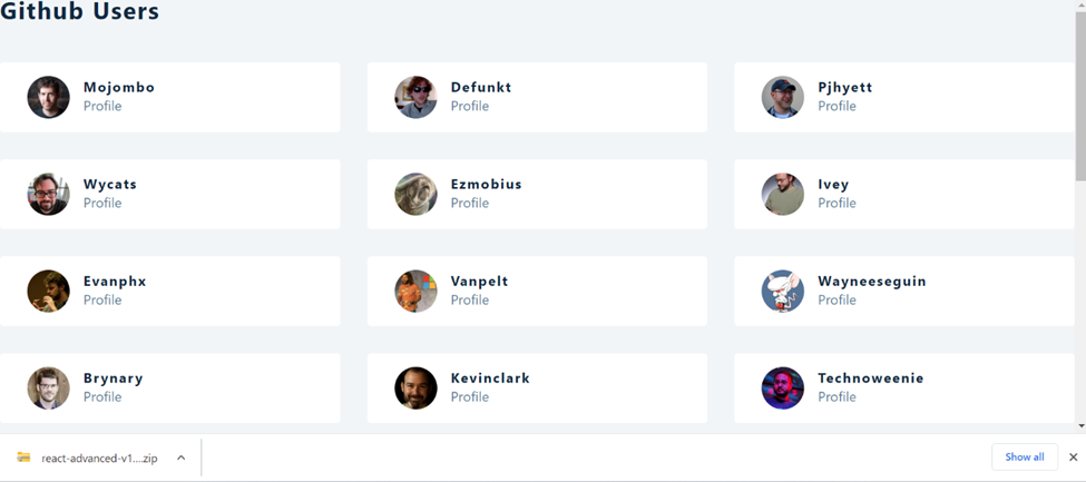 Mastering useState: Creating a Github profile catalog using GitHub API | by Favour Onyeke | Medium