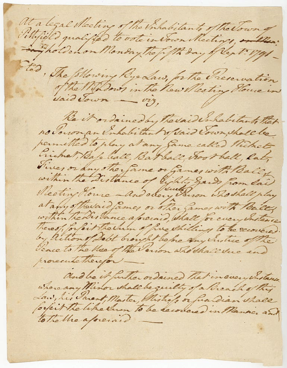 A Pictorial Retrospective of Baseball: Part 9, the 1830s and Earlier ...