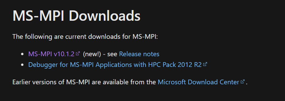 Documentation for installing MSMPI | by Jumbledjenny | Medium