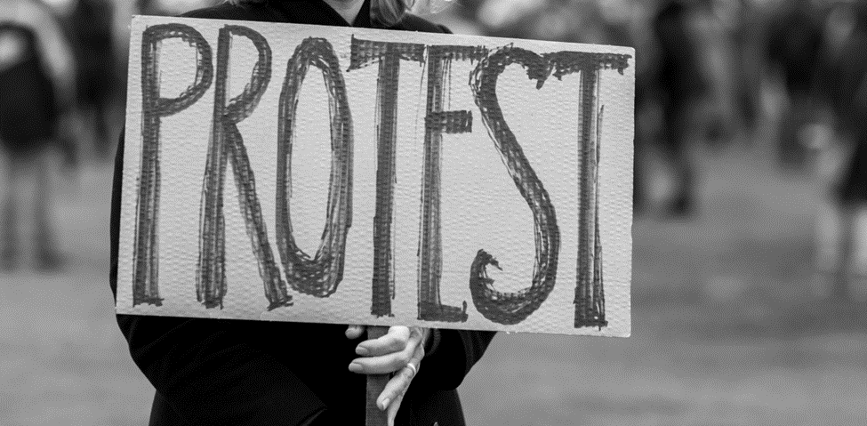 A peaceful protest is a nonviolent movement aimed at achieving social ...