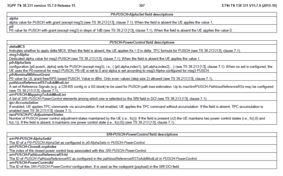 5g NR PUSCH PC. 3GPP TS 38.213 7.1 explains PUSCH Power… | by Jyothi ...
