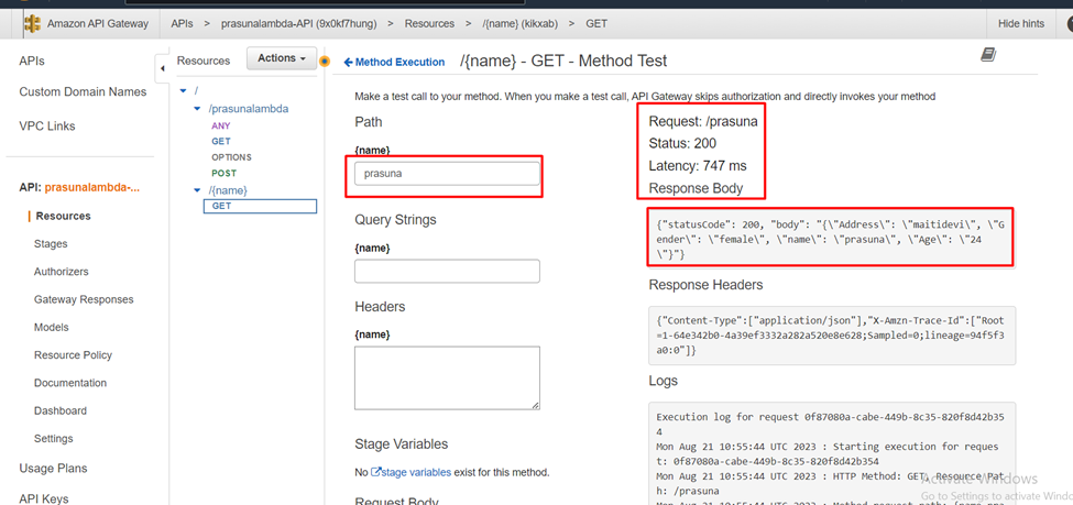 Build a front-end to collect and save names, ages, gender, and address in DynamoDB. Use API ...