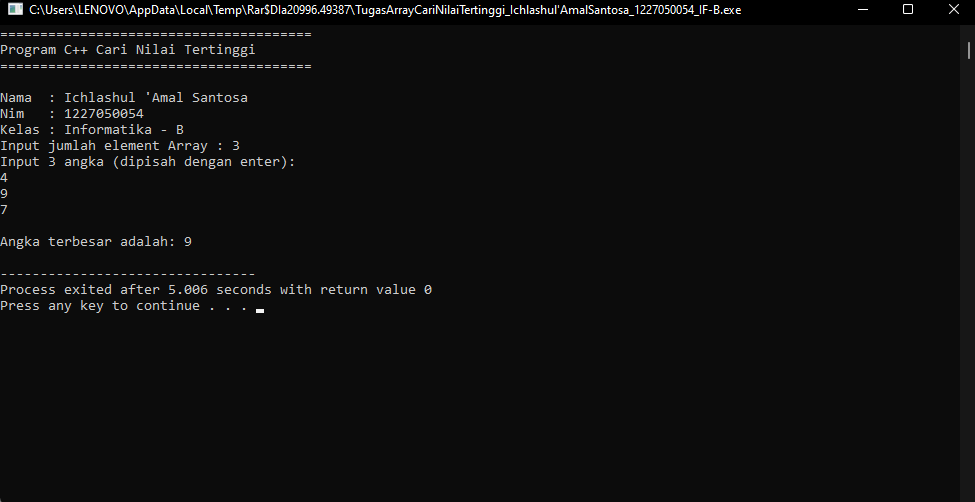 TUGAS 12 DASAR PEMROGRAMAN. Oleh Ichlashul ‘Amal Santosa —… | by Ichlashul 'Amal Santosa | Medium