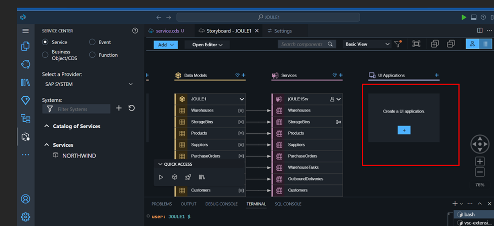 Creating UI Applications Using BAS Wizard in SAP Joule | by SATYASRI AKULA | SAP Innovation Hub ...