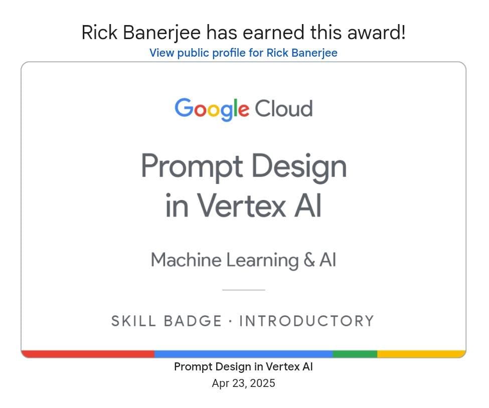 Mastering Prompt Engineering with Vertex AI: My Journey Through Google ...